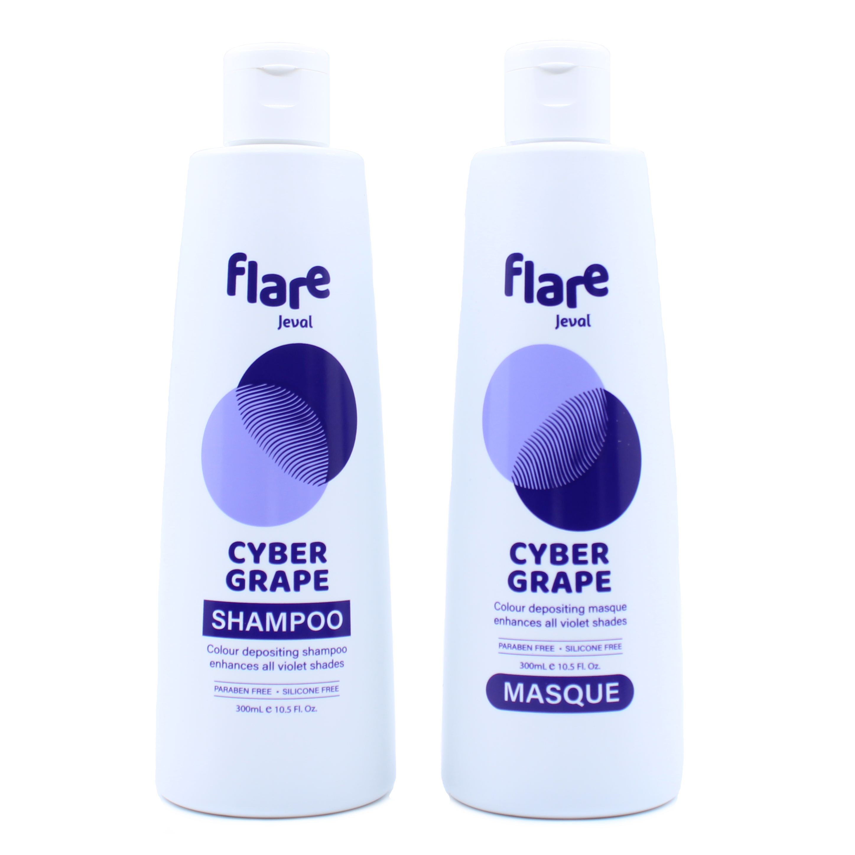Jeval Flare Cyber Grape Shampoo & Masque Duo 300ml – Jeval Australia
