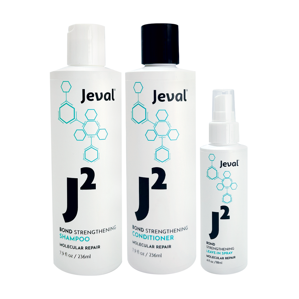 Jeval J2 Bond Strengthening Shampoo, Conditioner and Spray Trio – Jeval ...